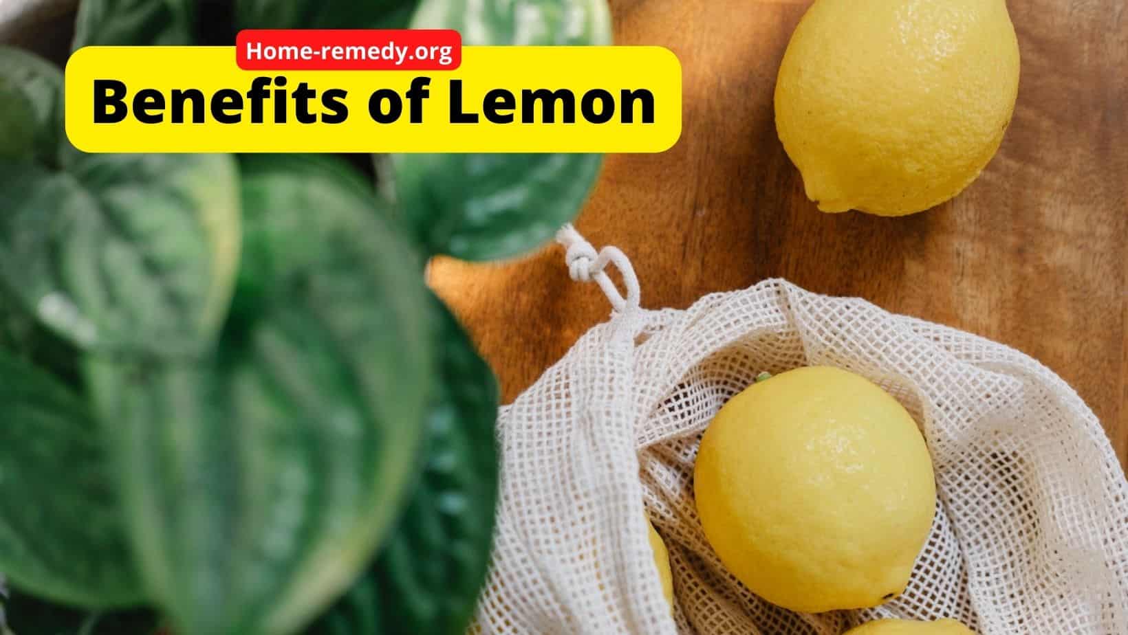 Benefits of Lemon for Skin and Health - Home Remedy